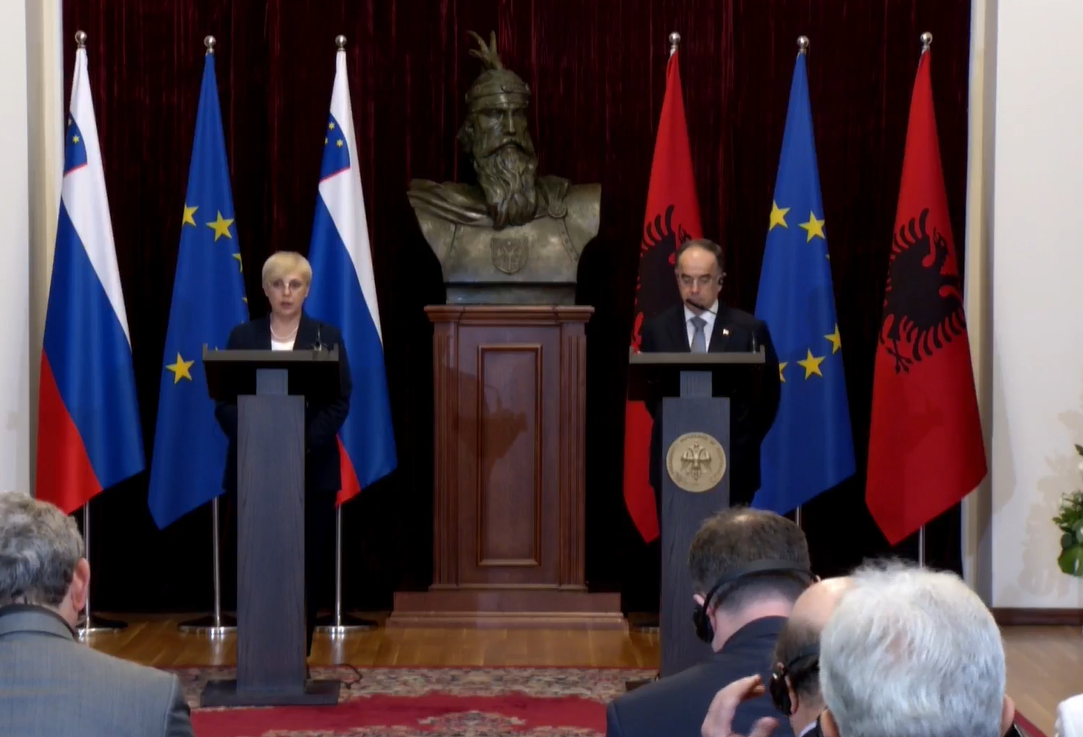 Bajram Begaj: Shqipëria dhe Sllovenia gëzojnë një miqësi tradicionale ...