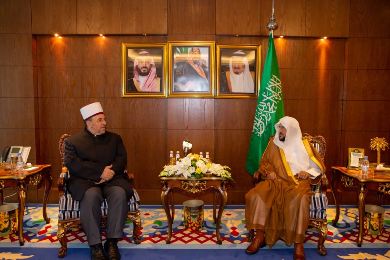 Myftiu i Kosovës, Naim Tërnava, po qëndron për në vizitë zyrtare në ...