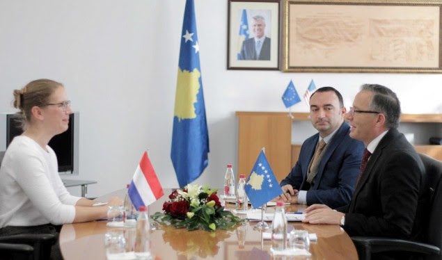 Ministri i Financave Bedri Hamza ka pritur sot në një takim shefen e ...