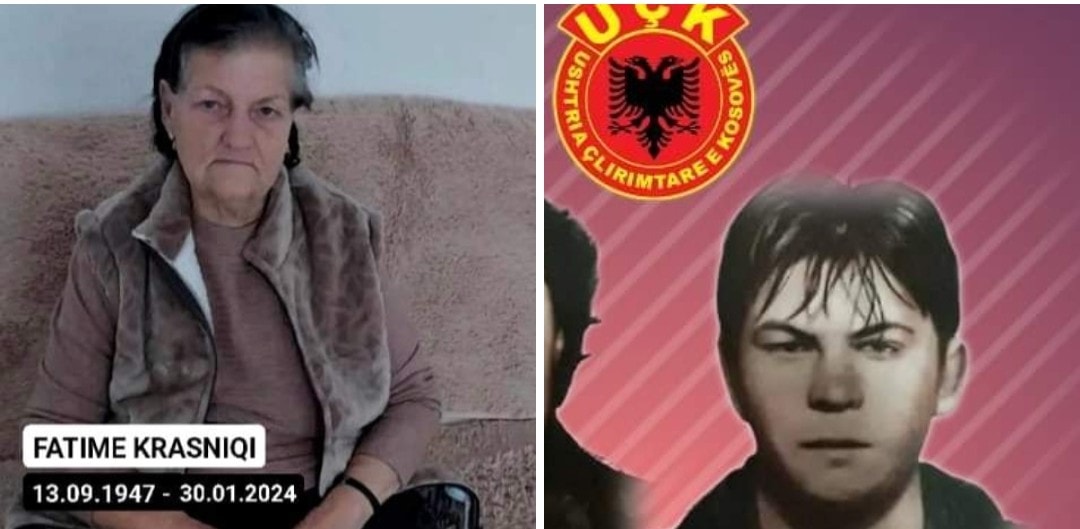 OVL- UÇK- Rahavec: Është ndarë nga jeta Fatime Krasniqi, nëna e ...