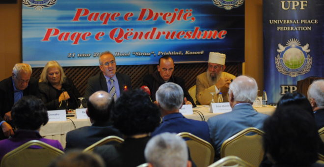 Përfaqësues nga Federata Për Paqe Universale, mbajtën konferencë ...